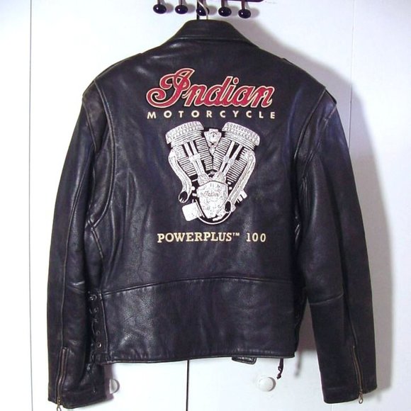 Jh Design | Jackets & Coats | Vintage Indian Gilroy Powerplus 0 Jh ...